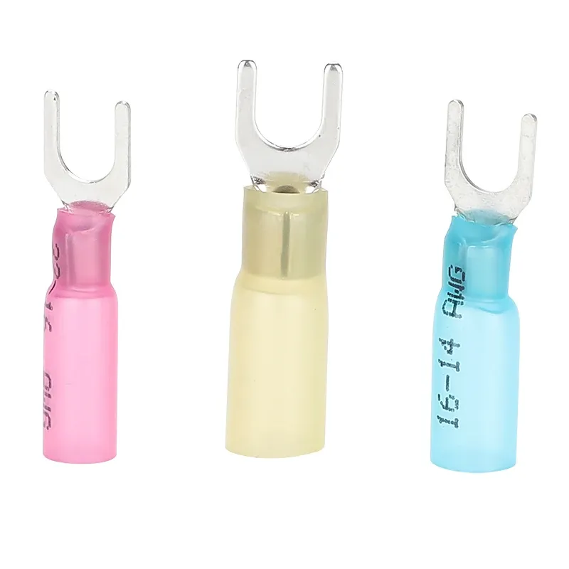 Pre-Insulating Forked Crimp Terminal Furcate flexible flat cable ...