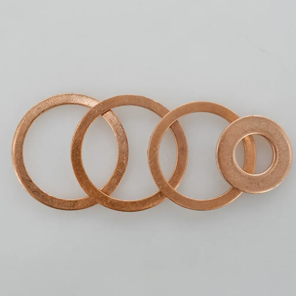 Pure Copper Solid Washers M5 M6 M8 M10 M12 M16 M18 M20 M22 M24 for ...
