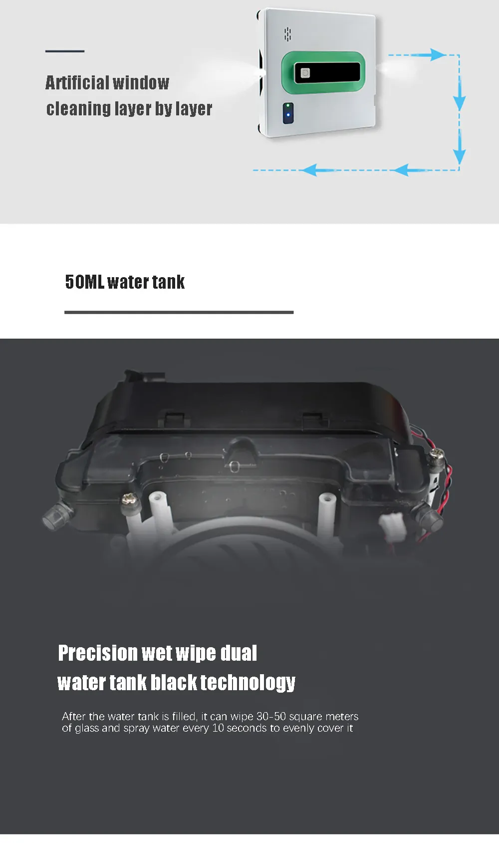 Smart Window Cleaning Robot With Water Spray, Consumer Reports Robot ...