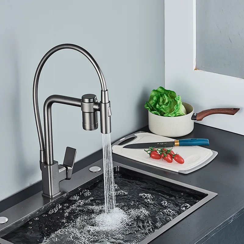 2024 Filtered Kitchen Faucet: Pure Water Tap Spout, Deck Mount Mixer ...