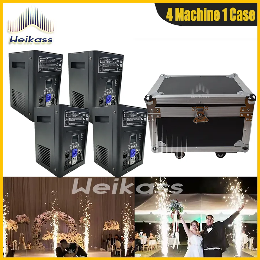 DHgate.com:Weikass Cold Spark Fountain Machine: 4Pcs+1Case, Indoor ...