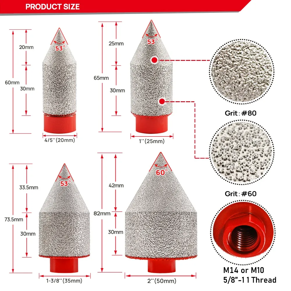 Diamond Chamfer Bit for Grinding Tile Bevelling Ceramic Marble ...