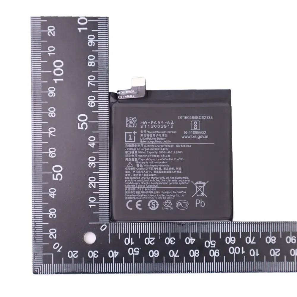 Original Cell Phone Battery for OnePlus Models 1 2 3 3T 5 5T 6 6T 7 Pro ...