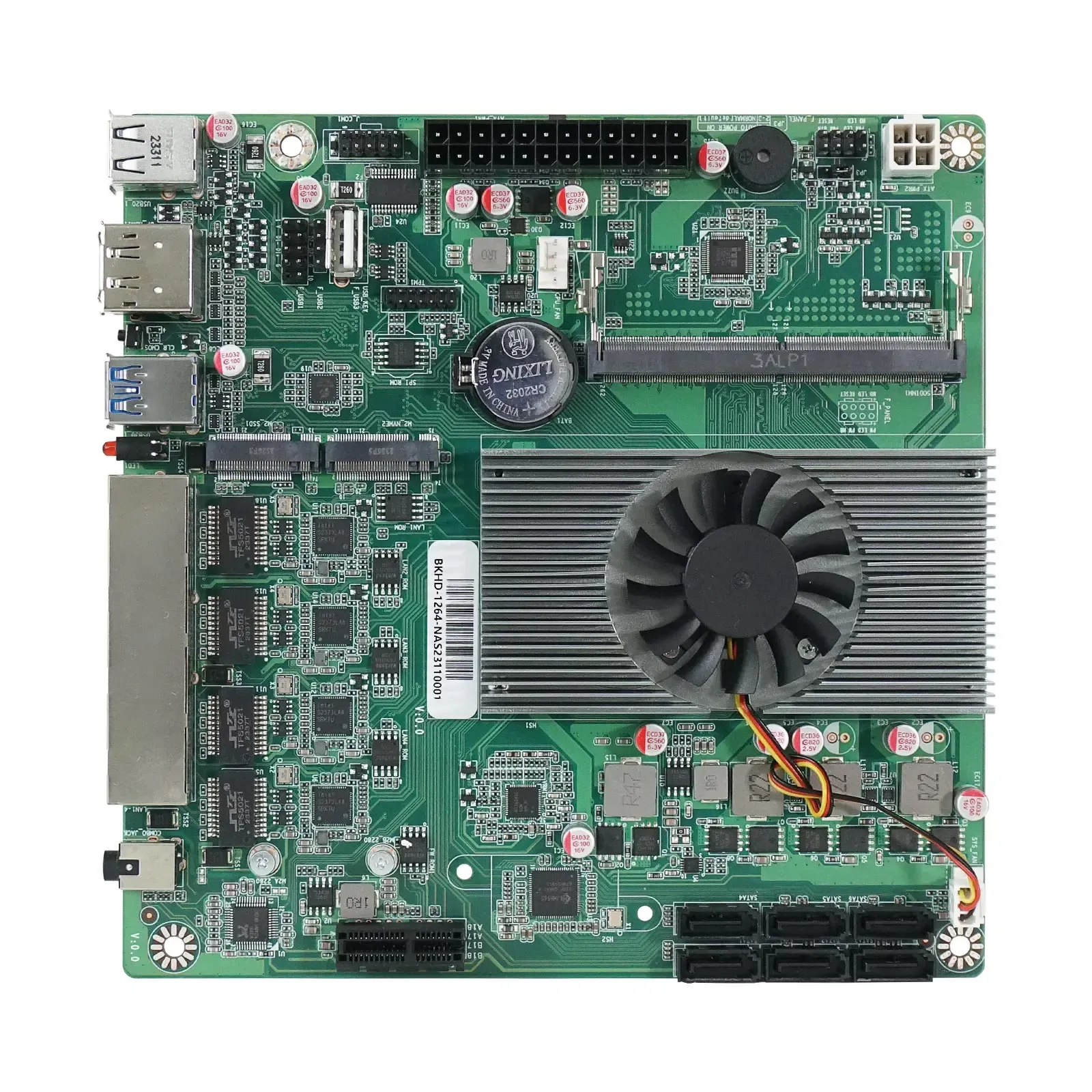 DHgate.com:IKuaiOS Mini ITX Intel N100 Motherboard, NAS Mini PC DIY ...