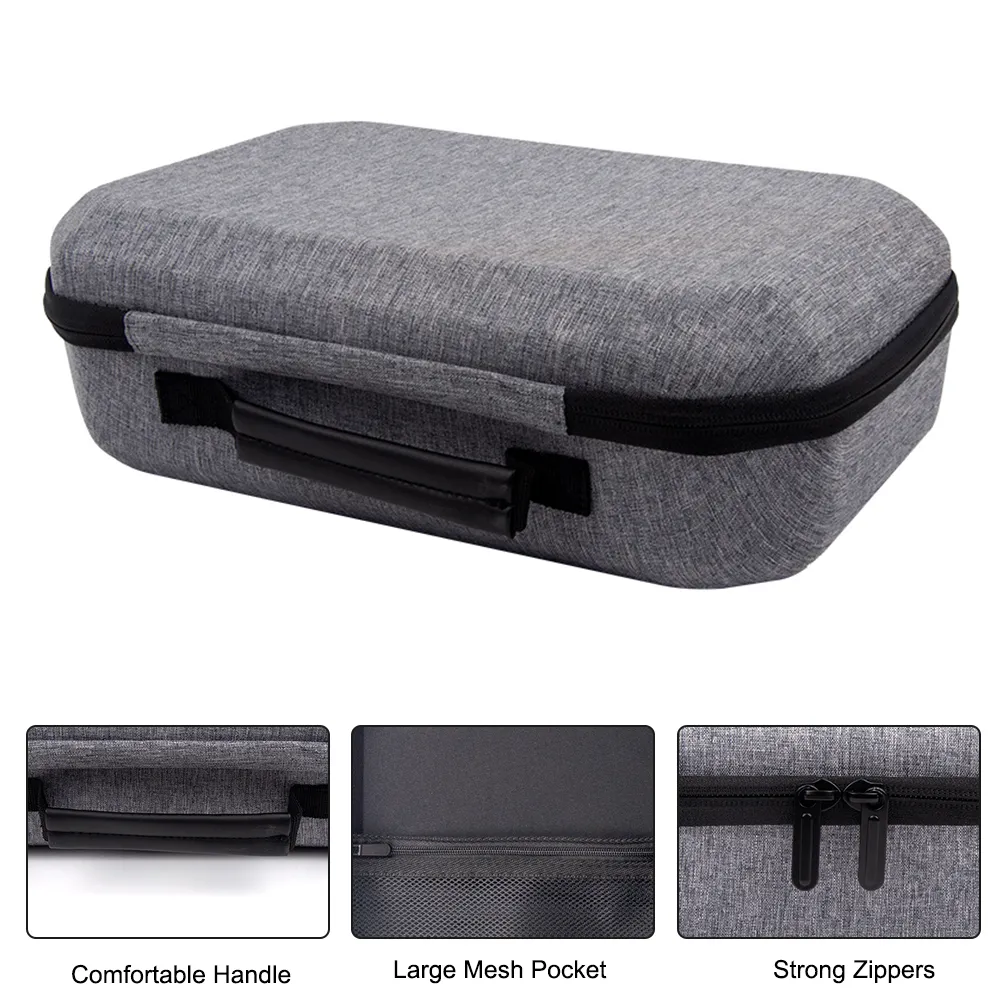 Meta Quest 3 Travel Case with EVA Hard Shell, Mesh Storage, and Comfort ...