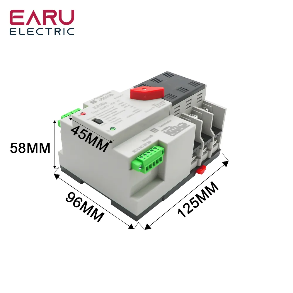 DHgate.com:Upgraded100A Dual Power Mini ATS Auto Transfer Switch PV ...