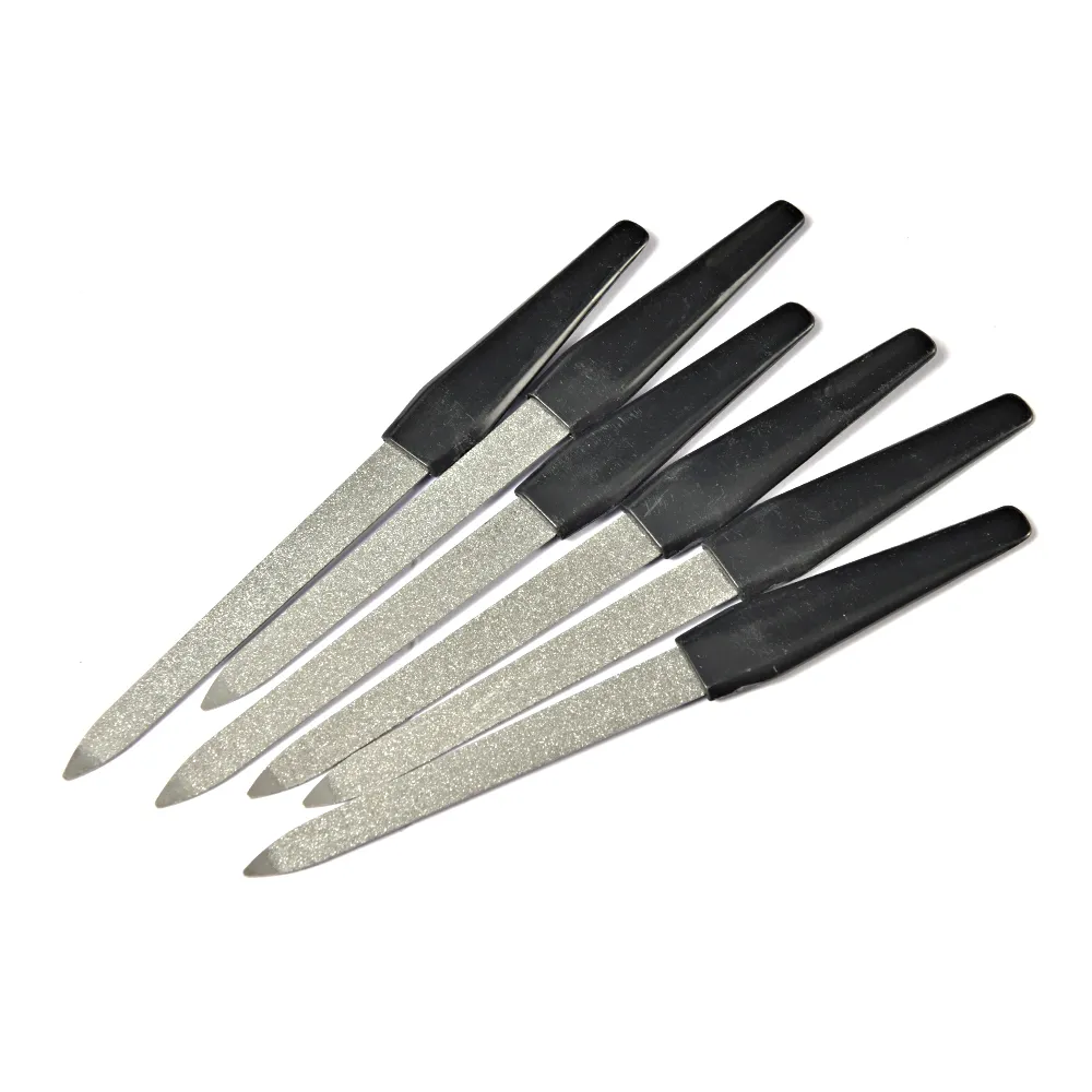 5-Piece Metal Nail File Set: Double Sided for Professional Manicure ...