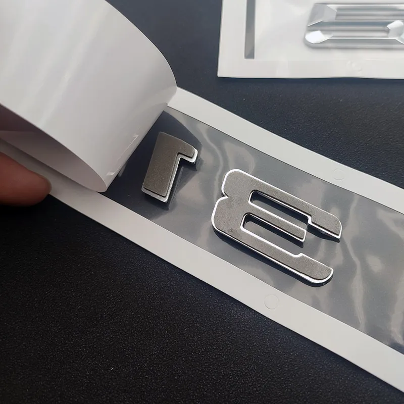 3D Chrome Letters Glue Sticker for BMW 116i 120i 118i 120d 316i 318i ...
