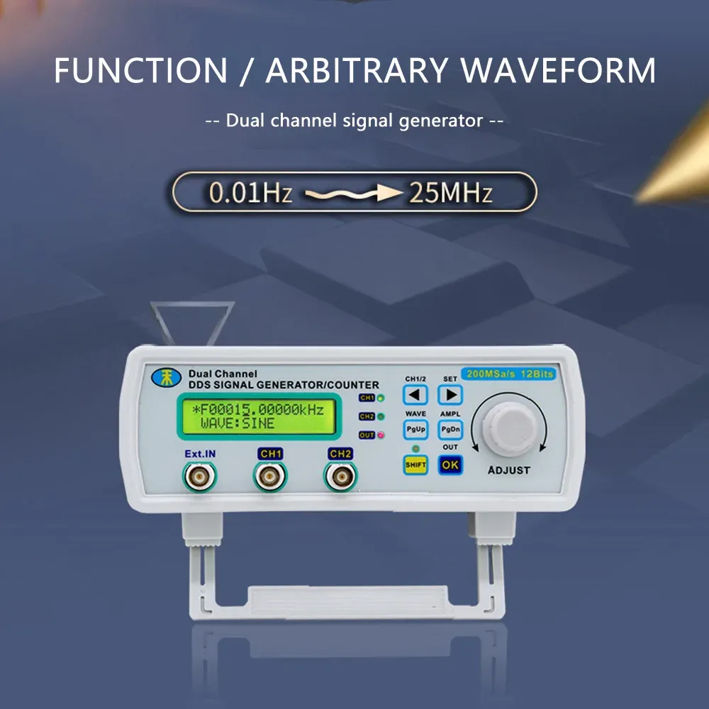 Audio Frequency Spectrum Analyzer: MHS-5200A Digital DDS Signal ...