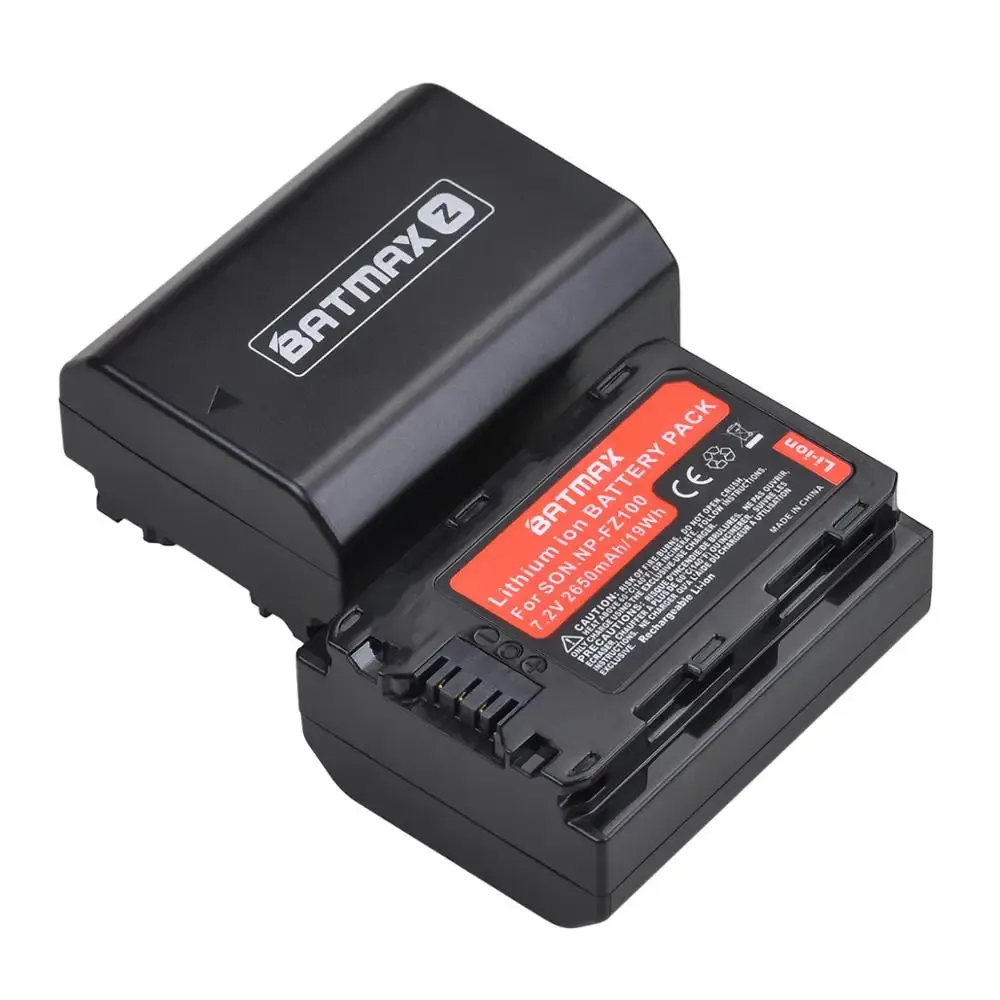 2650mAh NP-FZ100 Battery for Sony ZV-E10, FX3, FX6, A7 IV, A7S III ...