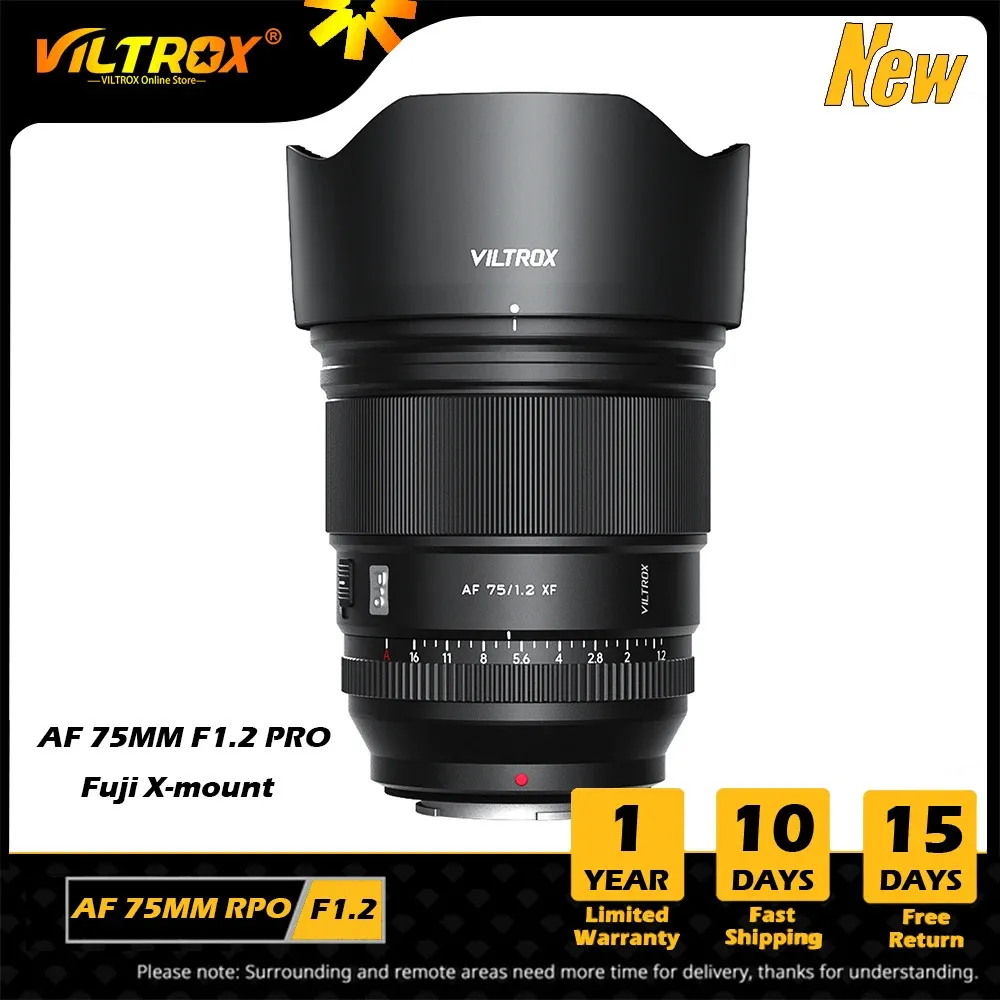 DHgate.com:VILTROX 75mm 2 PRO for Fuji Lens Auto Focus Large Aperture Prime Fujifilm XF Mount ...