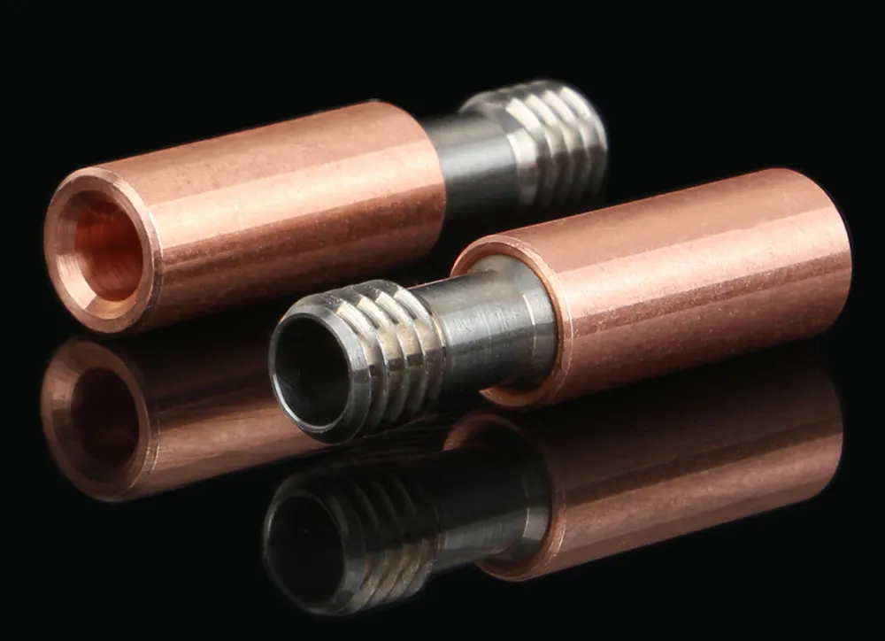Upgraded Titanium Copper Bi-Metal Heatbreak: Smooth 1.75MM Bowden Heat ...