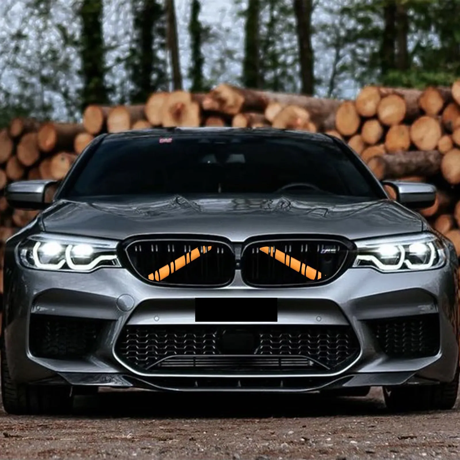 Front Kidney Grille Cover Frame Trim Strips For BMW F30 F31 F32 F33 F20 ...