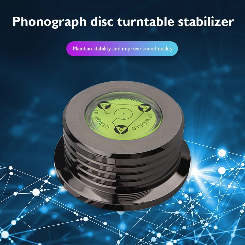 50Hz Vinyl Record Player Disc Turntable Stabilizer With Level Turntable ...