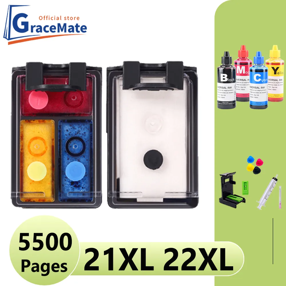 DHgate.com:HP 21 Black Ink Cartridge Compatible Refill CISS for HP ...