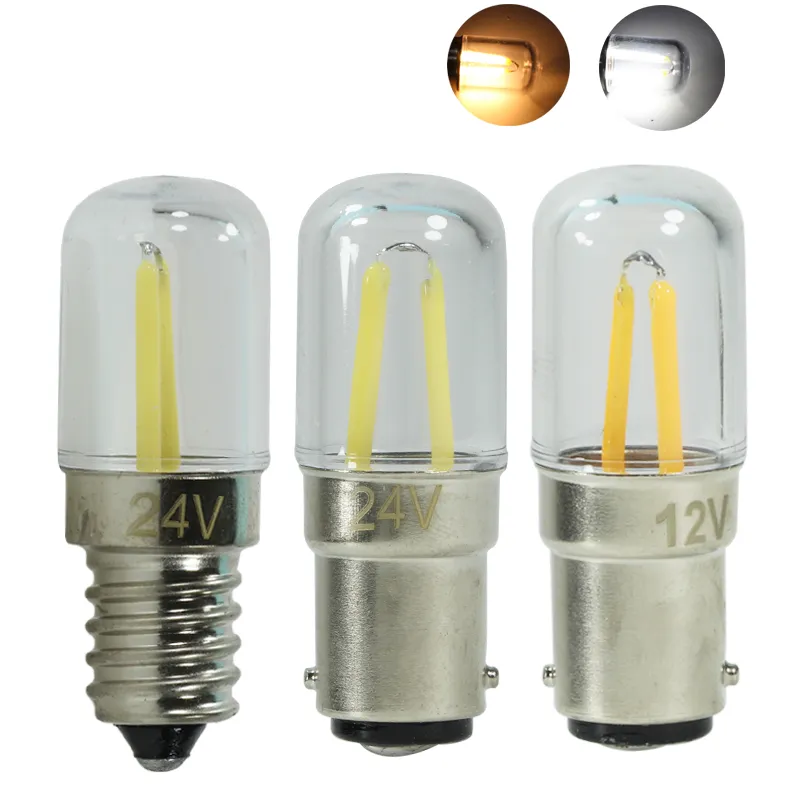 DHgate.com:COB LED Filament Bulb, 1.5W B15 E14 Candle Spotlight Fridge ...