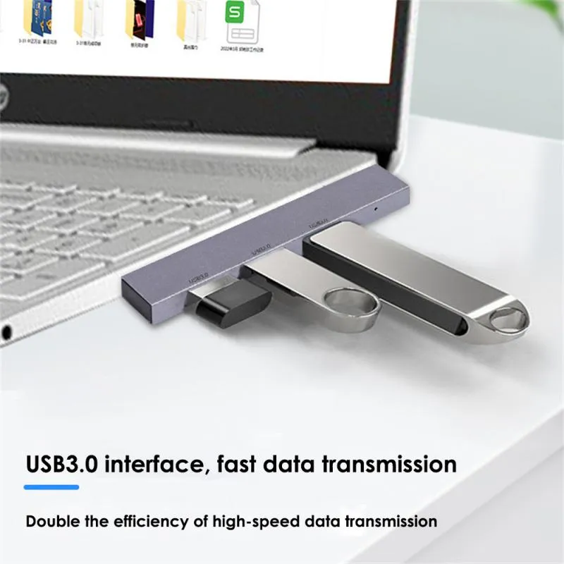 DHgate.com:3-Port USB 3.0 Hub, Portable USB-C Splitter Adapter, Ultra ...
