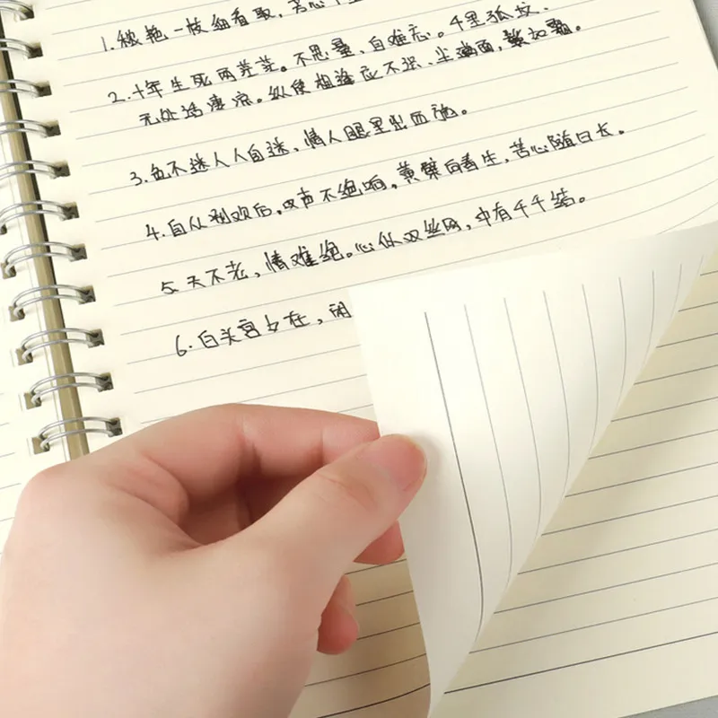 Wholesale Frosted A4 Transparent Coil Journal Notebook With Cardboard ...