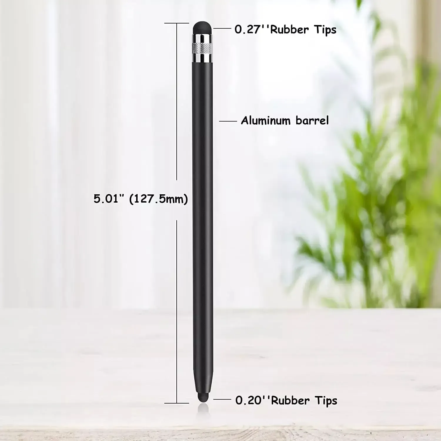 Universal Capacitive Stylus Pen with Dual Silicone Tips for Tablets and ...