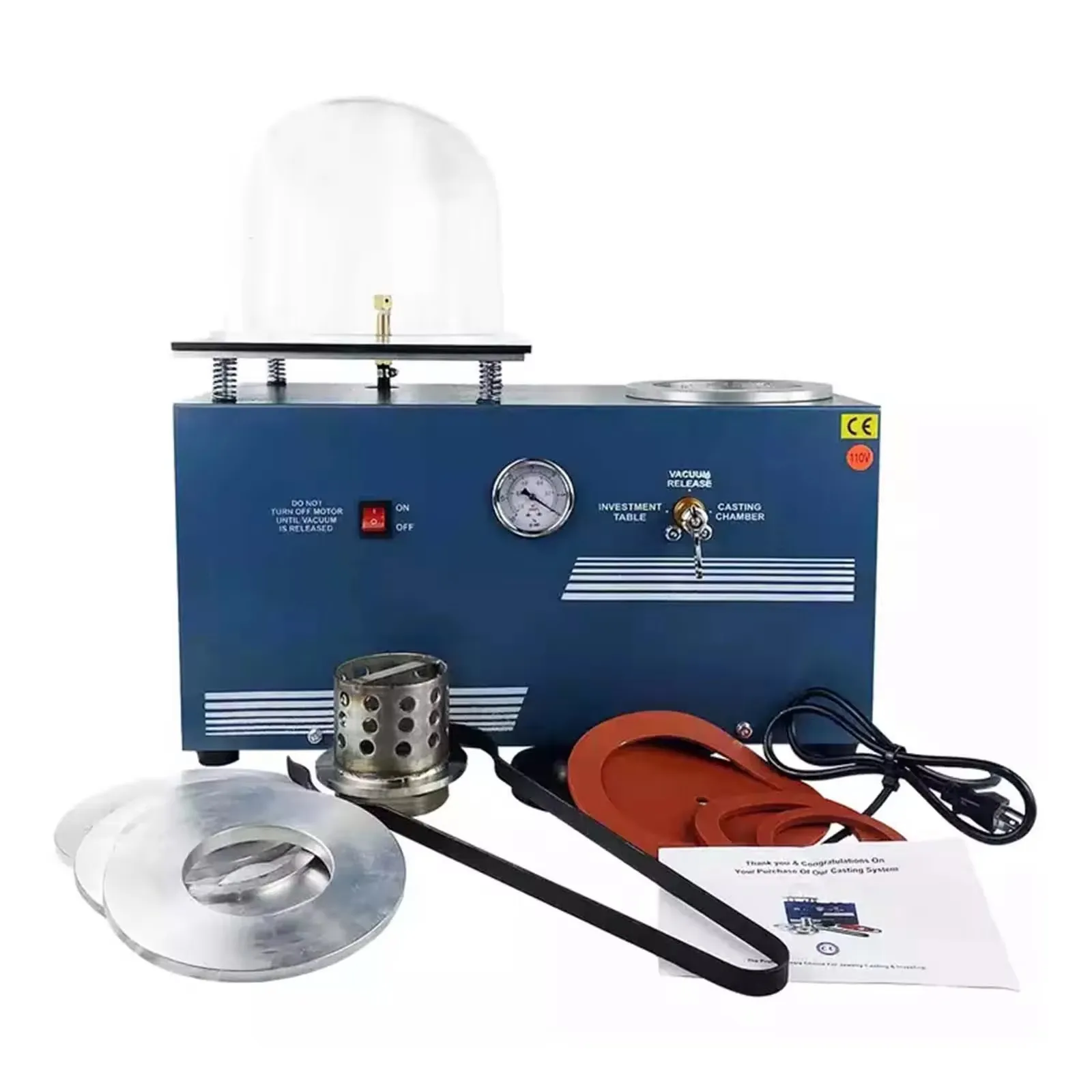 4L Jewelry Casting Machine Equipment for Lost Wax Casting - Small ...