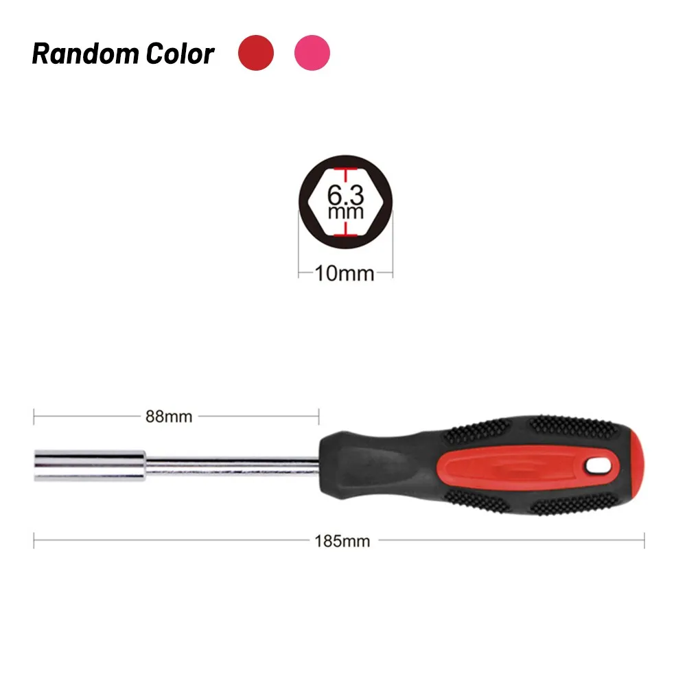 1/4 Inch Hex Magnetic Bit Holder Screwdriver Spinner Handle for Slotted ...