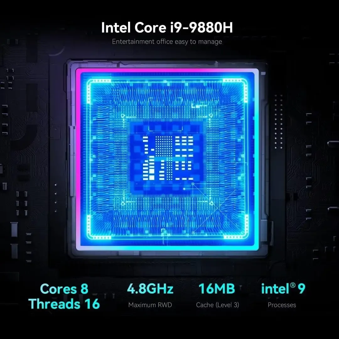 Compact 9th Gen Gaming PC with Core i9 9880H/i7 9750H, GTX 1650, 4G ...