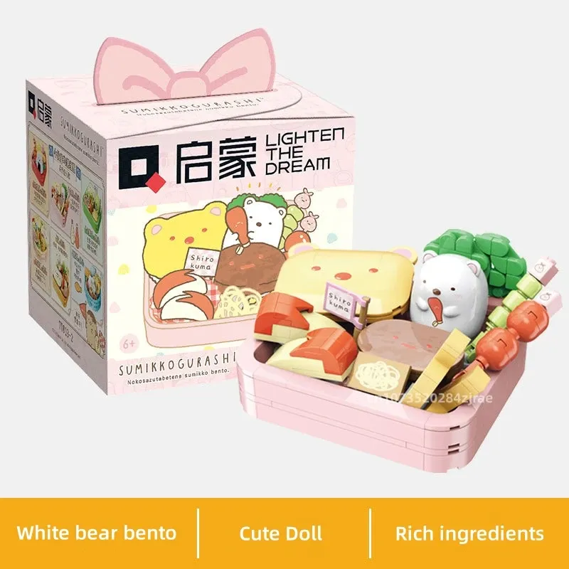 DHgate.com:ENLIGHTEN Sumikkogurashi Lunch Box Building Blocks: DIY ...