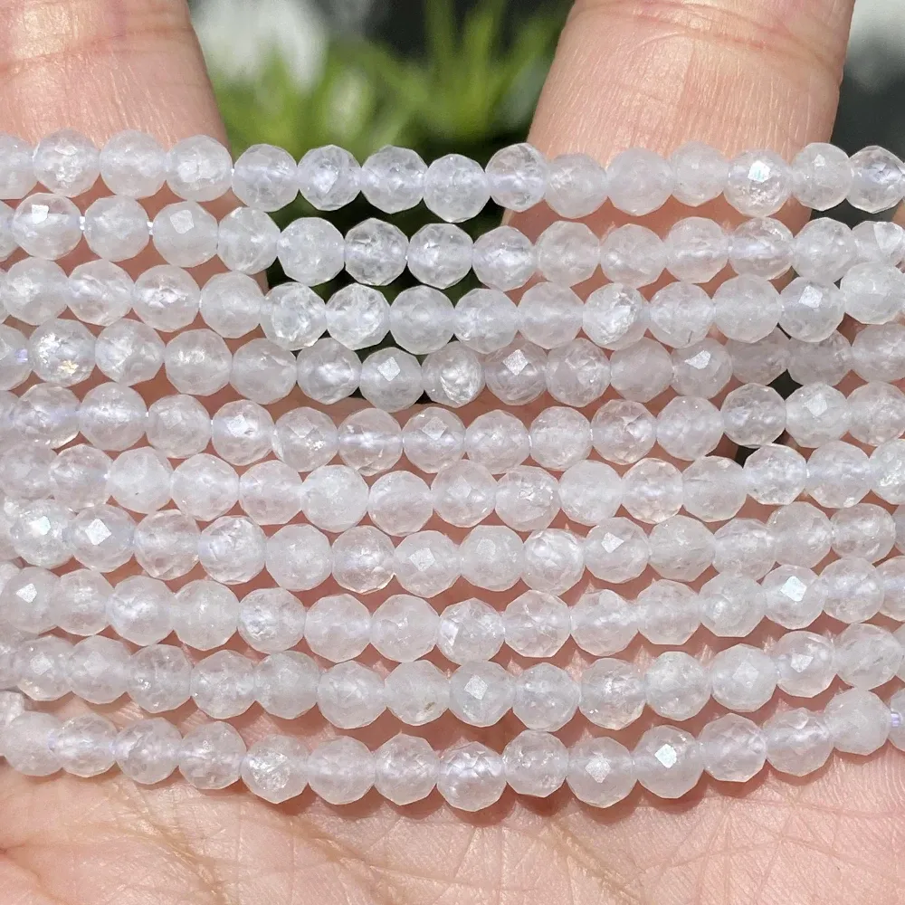 DHgate.com:Round Clear White Quartz Spacer Gemstones Beads for Handmade ...