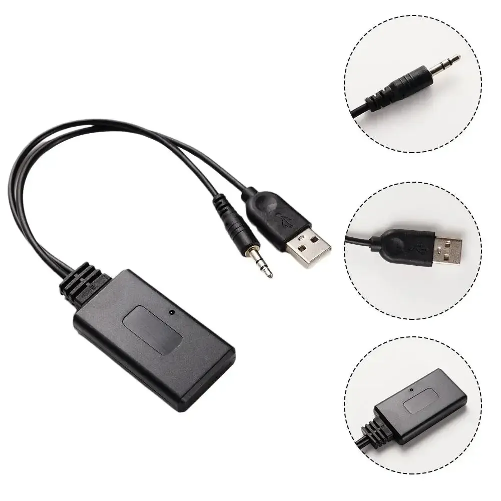 Bluetooth Radio Cable Adapter Universal Car Aux Bluetooth Music Audio ...