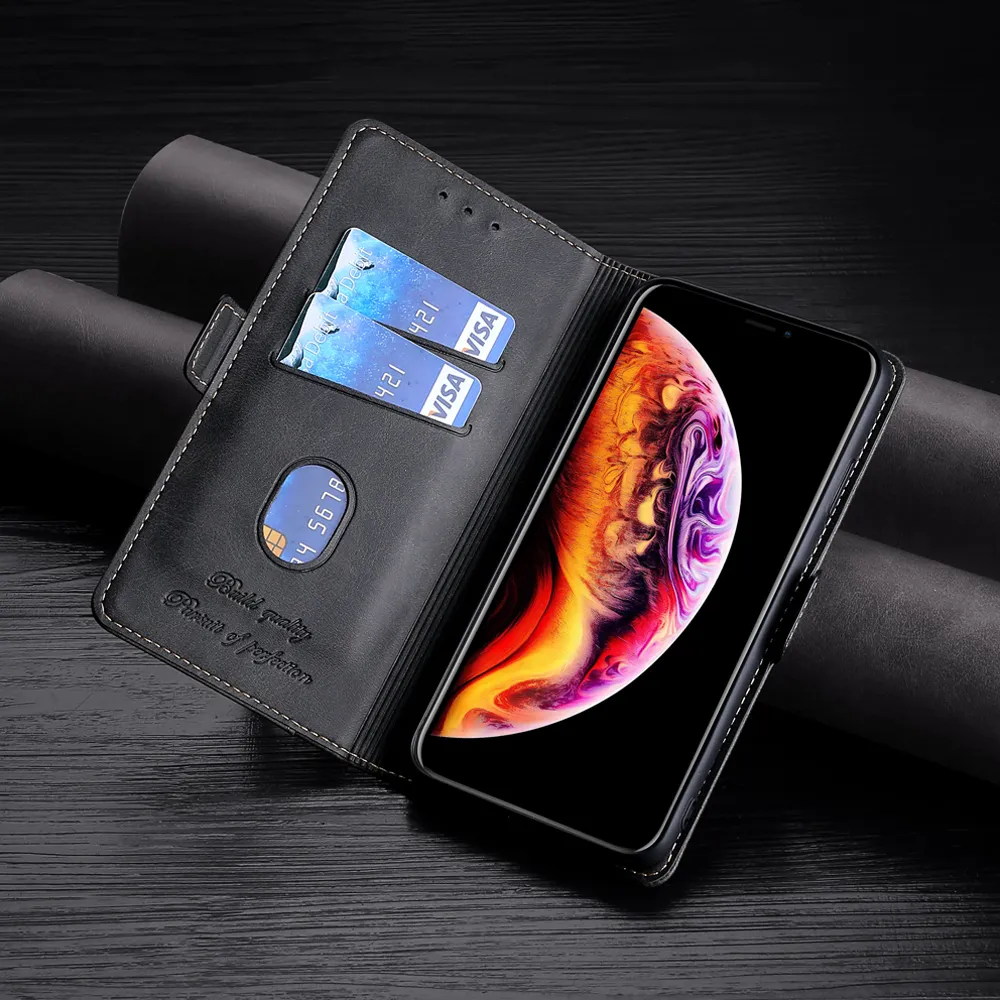 Flip Case Wallet Leather Cover for Ulefone Note 11P and Samsung Phones ...
