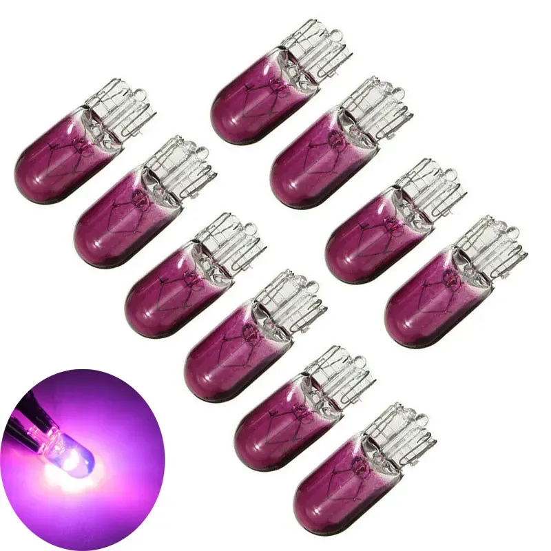 Ultra Bright T10 W5W 501 194 Crystal Glass Signal Lights Warm White ...