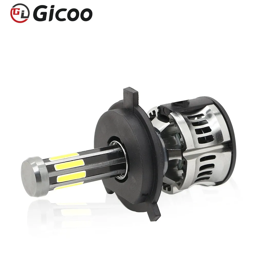 DHgate.com:GICOO 360 LED Headlight Car Light Bulbs H4 H7 H11 8 sides ...
