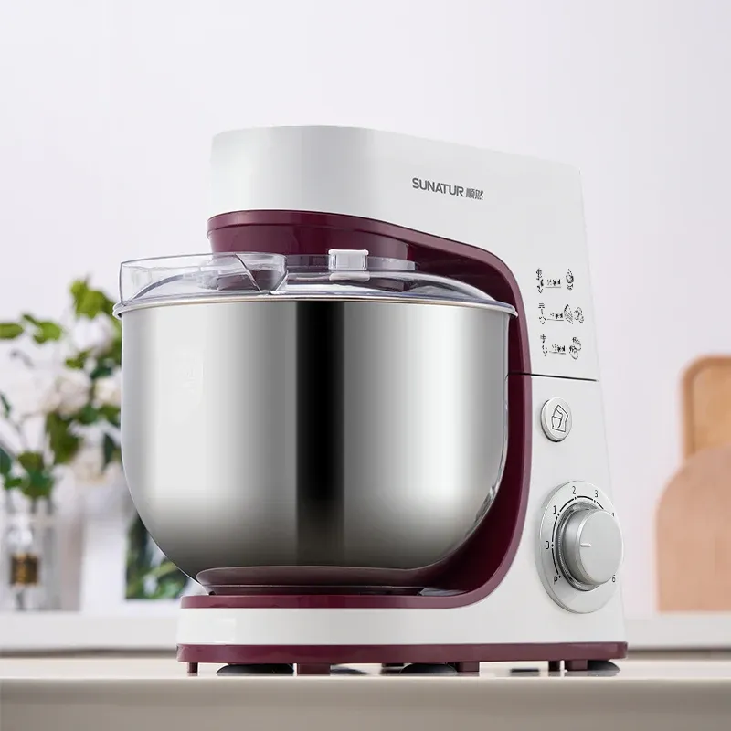 SUNATUR 5.5L Electric Dough Maker Stand Mixer 1300W 110V/220V Kitchen ...