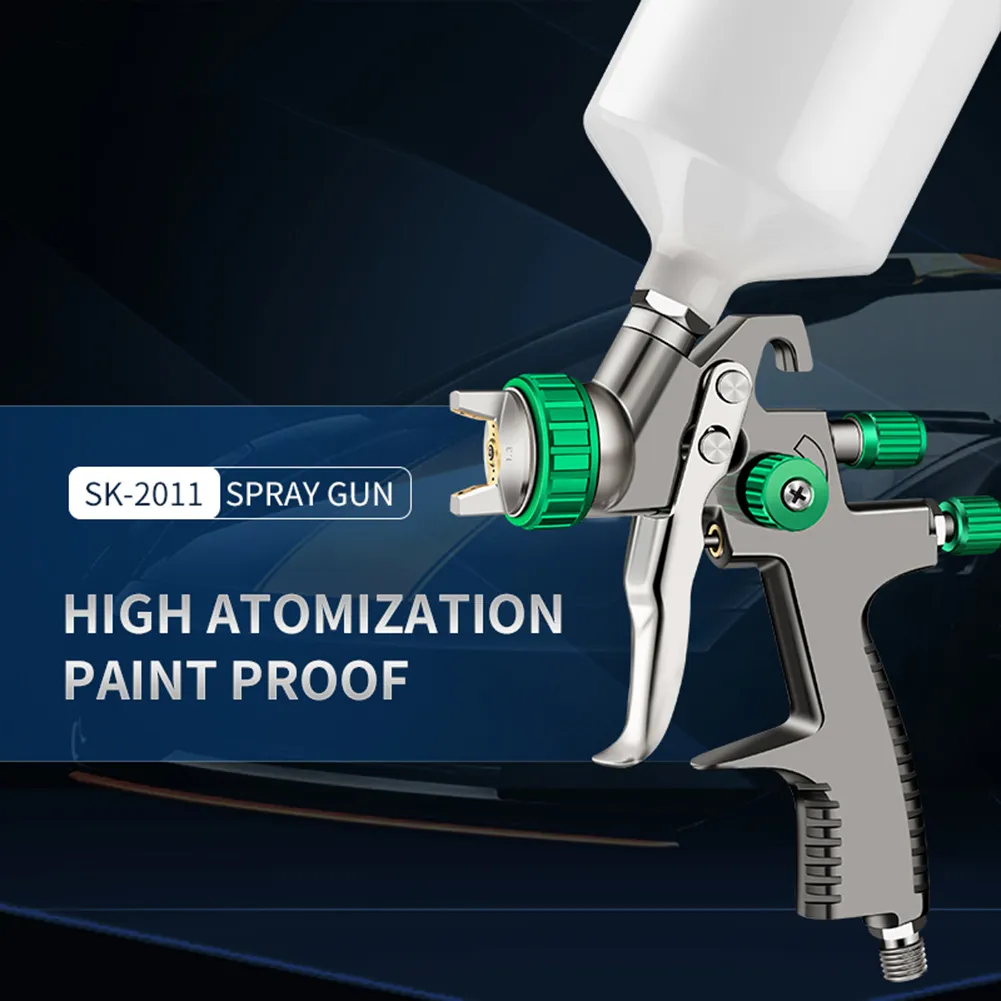 LVLP Paint Spraying Gun Pneumatic 600ml Paint Sprayer Automotive Air ...