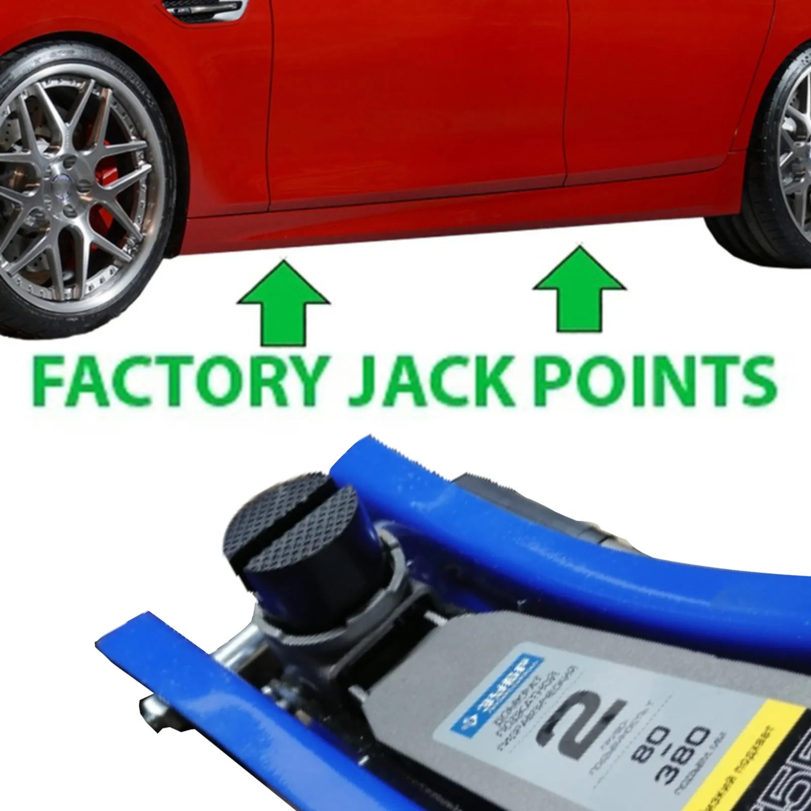 Universal Car Rubber Jack Pad Frame Protector Pinch Weld Lifting ...