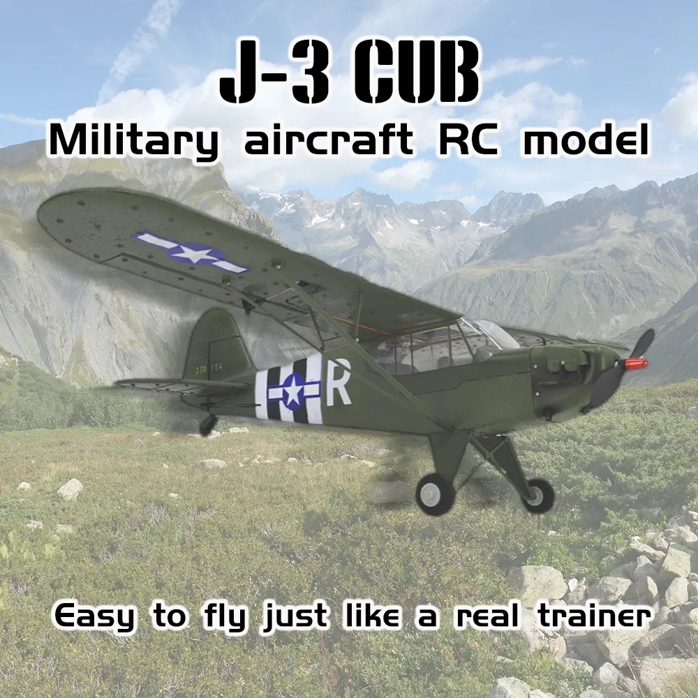 DHgate.com:1:16 J-3 CUB RC Plane with 2.4GHz Remote Control, 4 Channels ...