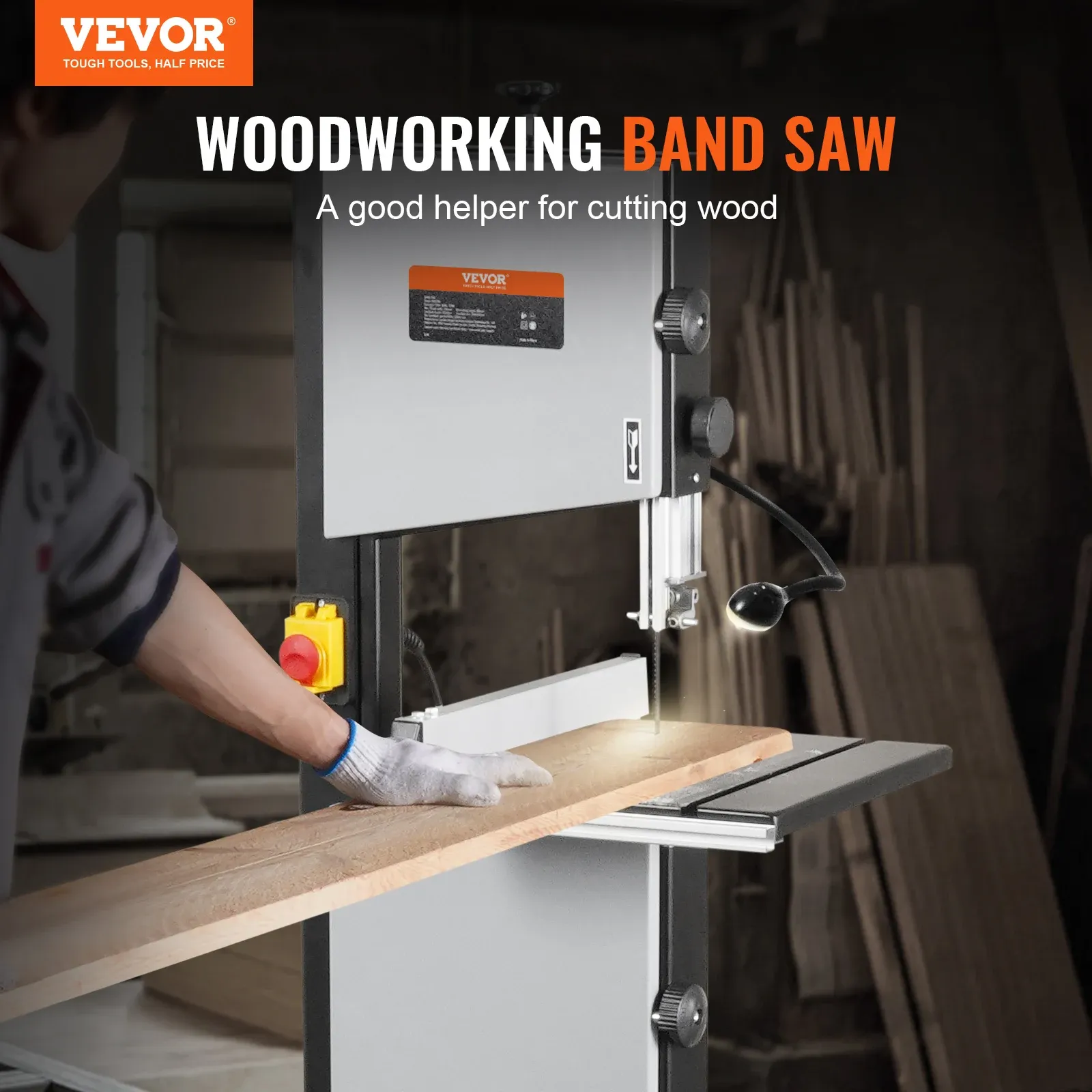 VEVOR 10/14Inch Benchtop Bandsaw With 2 Speed Continuous Viable Ryobi ...