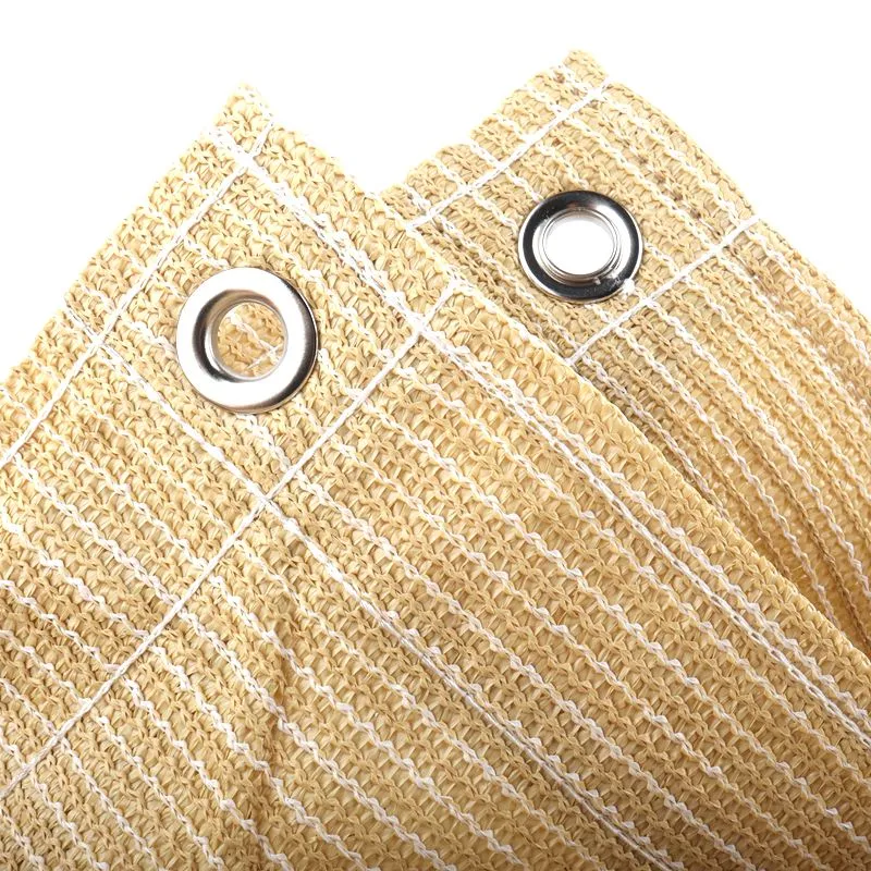 Thicken Beige HDPE Sunblock Shade Netting for Garden Fence Exterior ...
