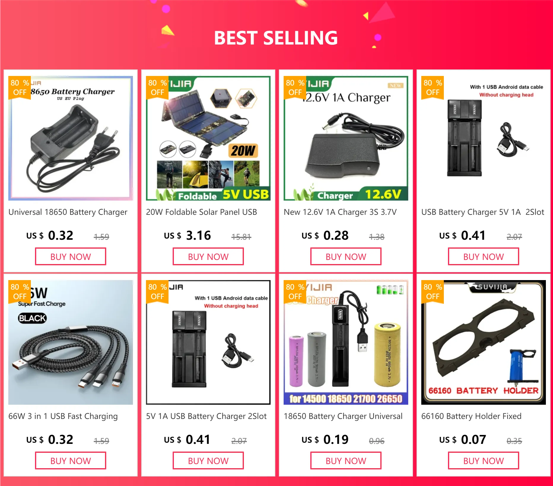 DHgate.com:Rechargeable Prismatic 1.2V 1450mAh NiMH Gum Stick Batteries ...