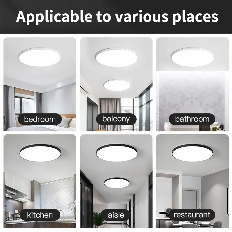 DHgate.com:Round 45W 72W LED Panel Light Surface Mount Downlight - AC ...
