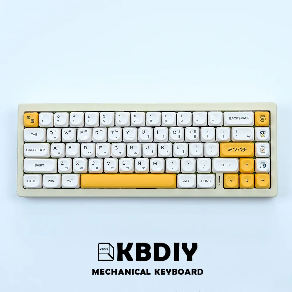 KBDiy KOA Profile PBT Keycaps For Mechanical Knewkey Keyboard Japanese ...