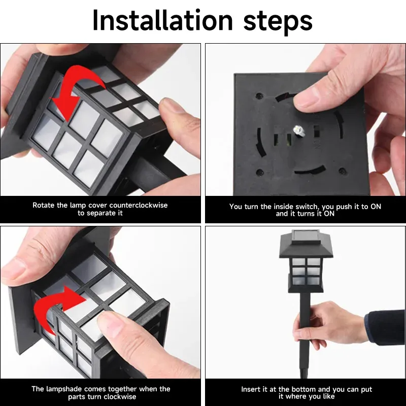 DHgate.com:IP65 Waterproof Solar Pathway Lights LED - Auto On/Off ...