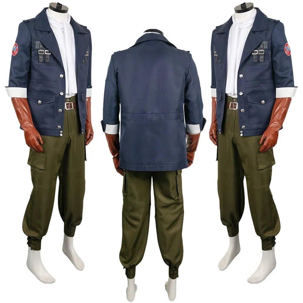 Final Fantasy Highwind Game Cid Cosplay Costume Anime Fantasia Outfit ...