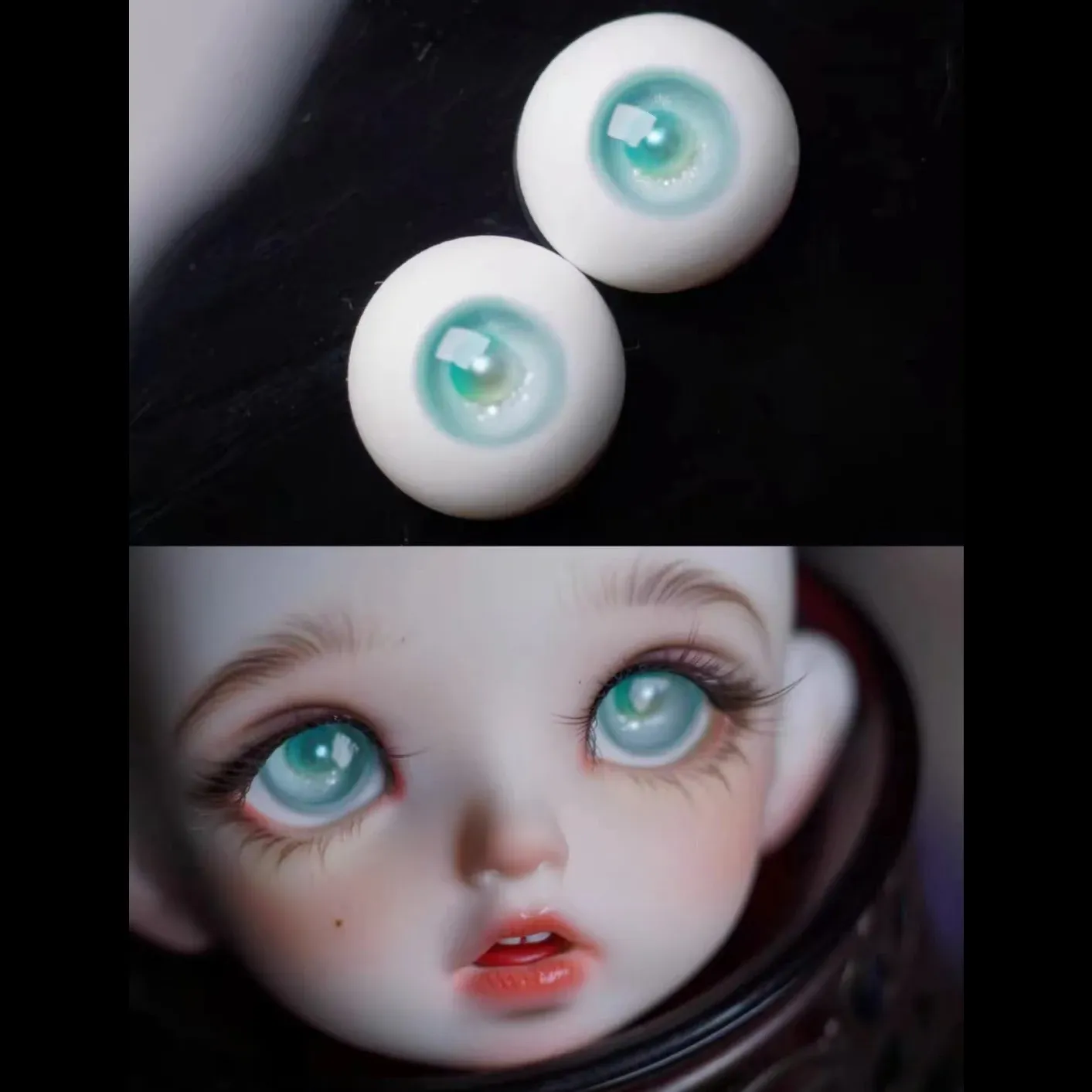 BJD Doll Eyes: 12/14/16mm Resin Eyes For 1/3, 1/4, 1/6 Dolls DIY ...