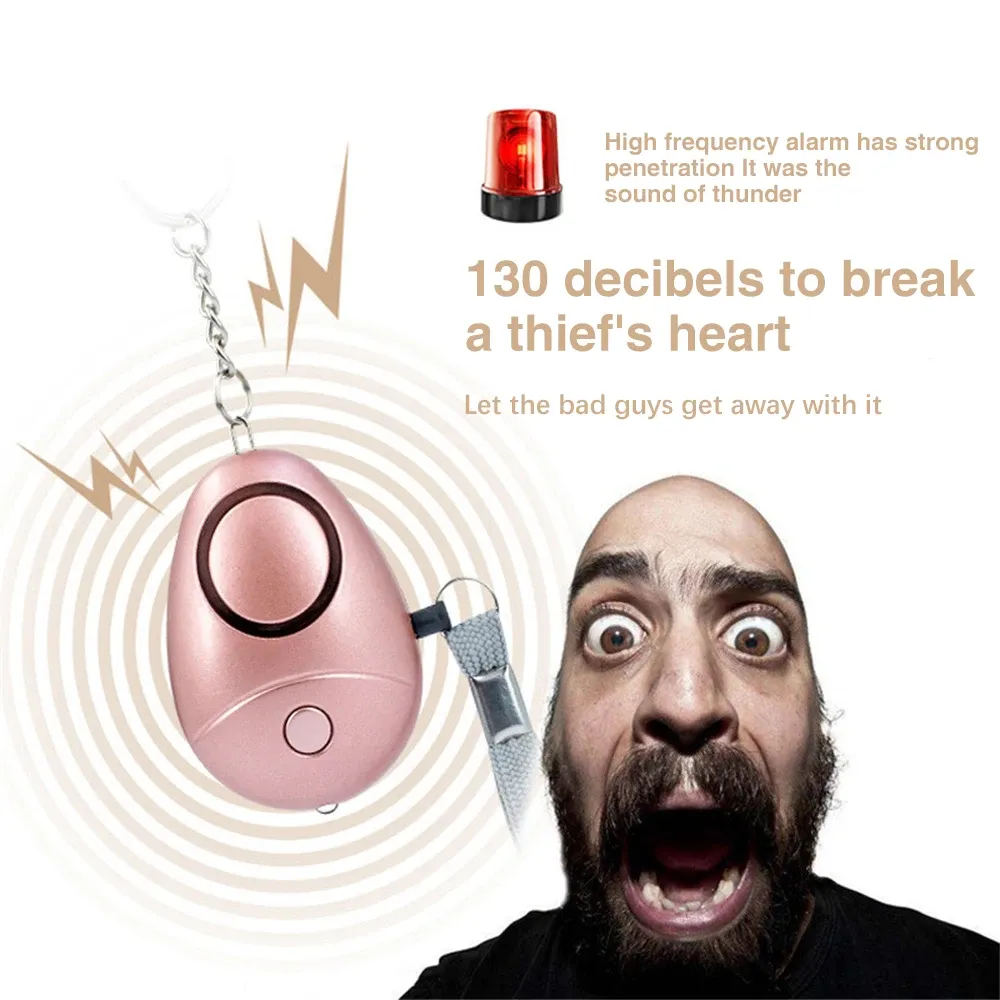 AUBESS Personal Alarm: LED Keychain with SOS Call, Self-Defense ...