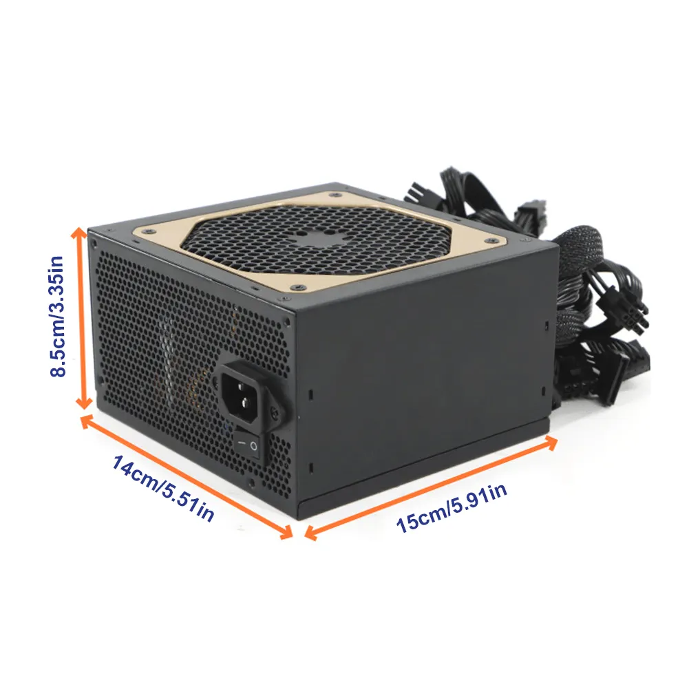 SAHARA PSU Full Module Rated 800W/1000W, 24PIN, 12V, For PC Gaming ...