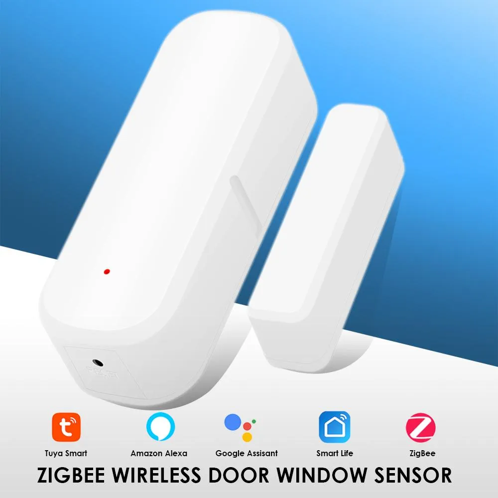 DHgate.com:Tuya ZigBee Smart Window Door Gate Sensor Detector Independent Magnetic Sensor Open ...