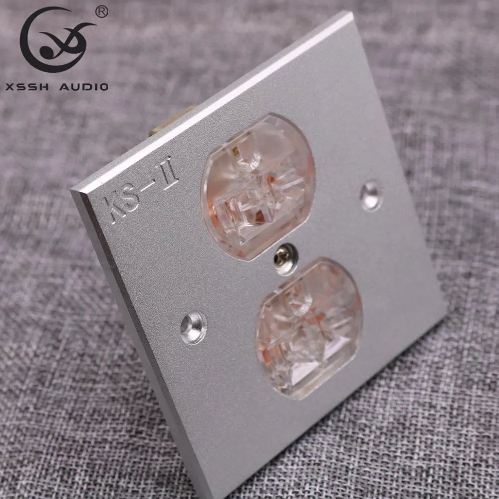 24K Gold-Plated Copper US Plug Connector Jack: Hi-Fi Audiophile-Grade ...