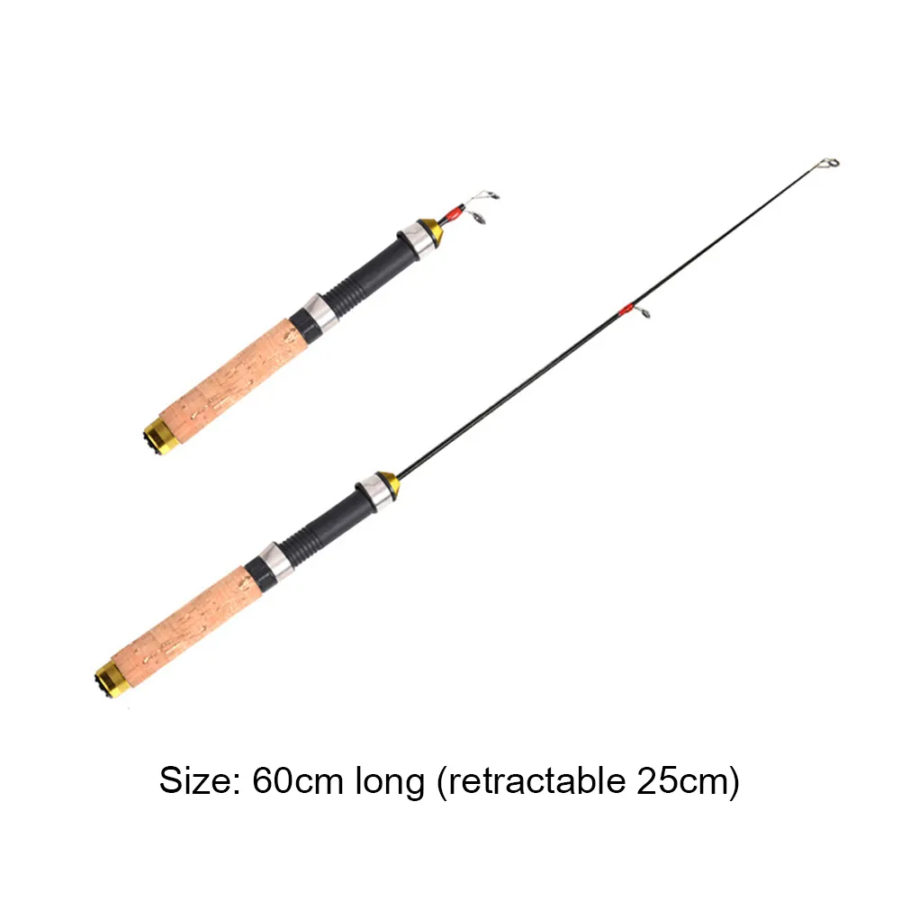 DHgate.com:3-Section Telescopic Shrimp Fishing Rod Portable Winter Ice ...