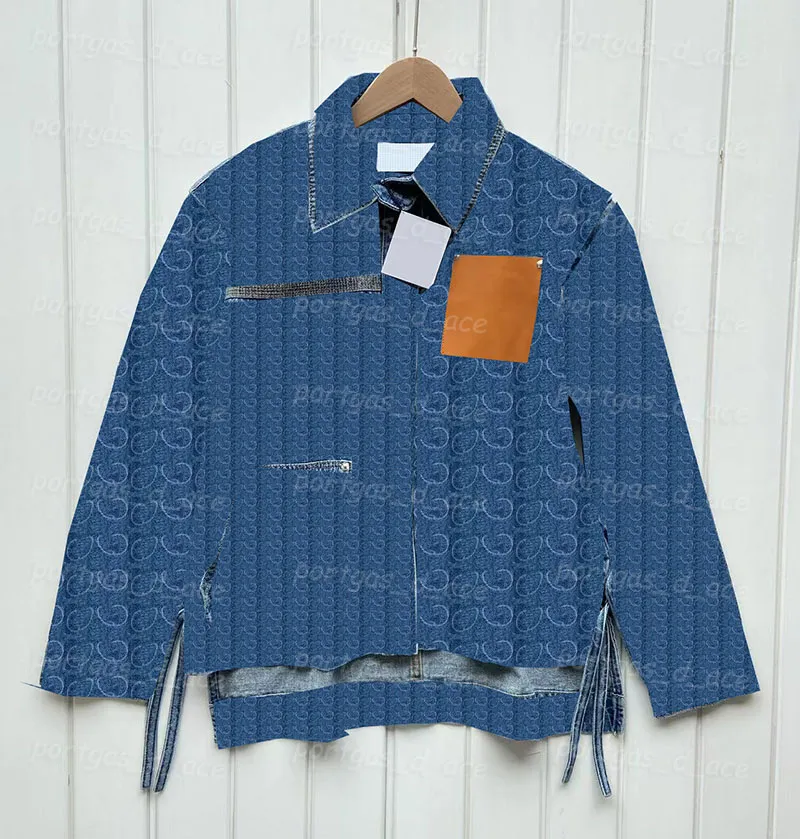 DHgate.com:Womens Denim Jacket, Long Sleeve Letter Jackets Casual Blue ...